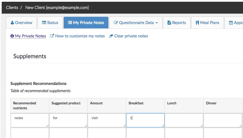Managing Multiple Consultations in NutriAdmin